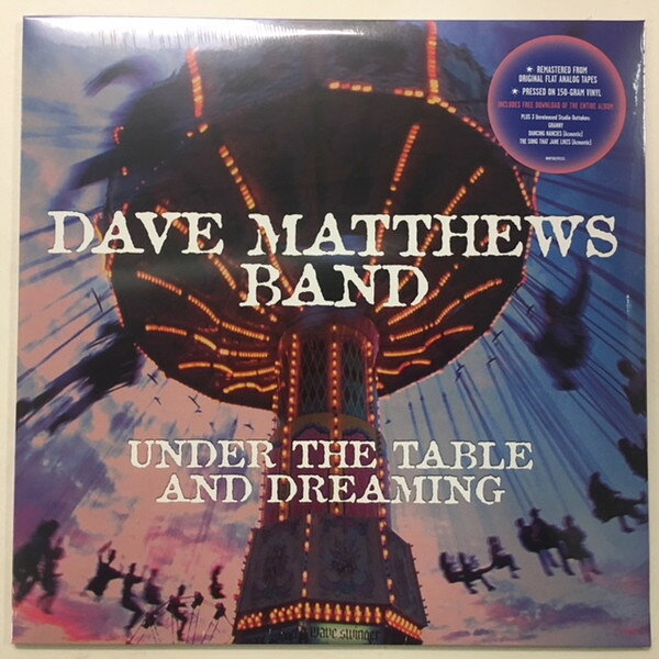 ・アーティスト Dave Matthews Band ・タイトル Under The Table And Dreaming(150g) ・レーベル・型番 BAMA RAGS 88875022921 ・フォーマット LPレコード ・コンディシ...