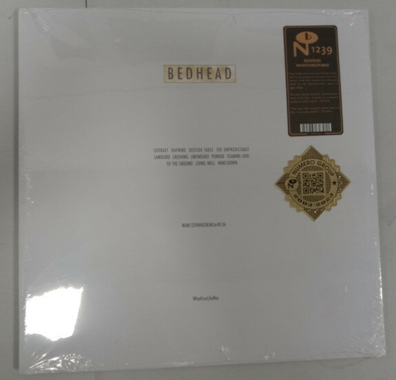 ・アーティスト Bedhead ・タイトル Whatfunlifewas (-180g) ・レーベル・型番 Numero Group NUM1239 ・フォーマット LPレコード ・コンディション(盤) 新品 (M) ・コンディション(ジャ...