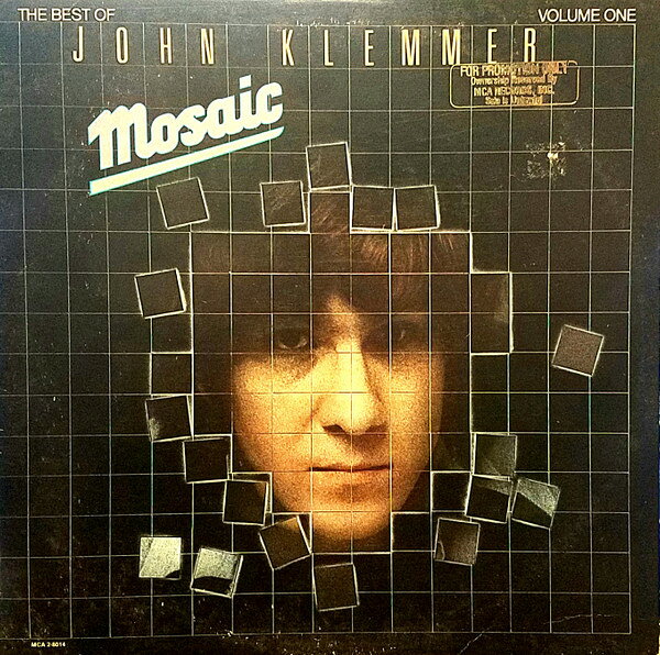 ・アーティスト John Klemmer ・タイトル Mosaic - The Best Of John Klemmer Volume One ・レーベル・型番 MCA RECORDS MCA28014 ・フォーマット LPレコード ・コン...
