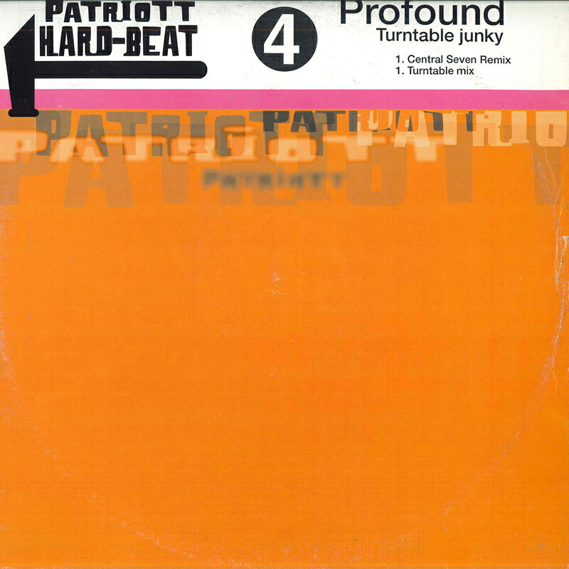 ・アーティスト Profound ・タイトル Turntable Junky ・レーベル・型番 Patriott Hard-Beat PHB004 ・フォーマット 12" ・コンディション(盤) 良い (VG+) ・コンディション(ジャケッ...