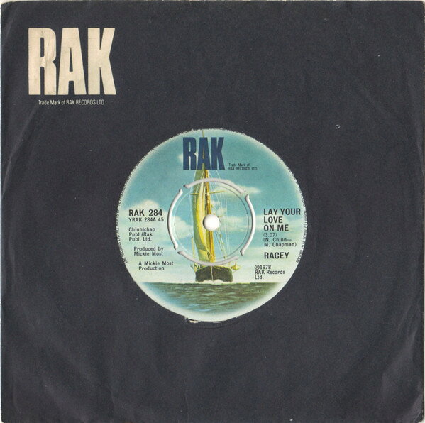 ・アーティスト Racey ・タイトル Lay Your Love On Me ・レーベル・型番 RAK RAK284 ・フォーマット 7インチレコード ・コンディション(盤) 非常に良い(EX) ・コンディション(ジャケット) プレインカ...