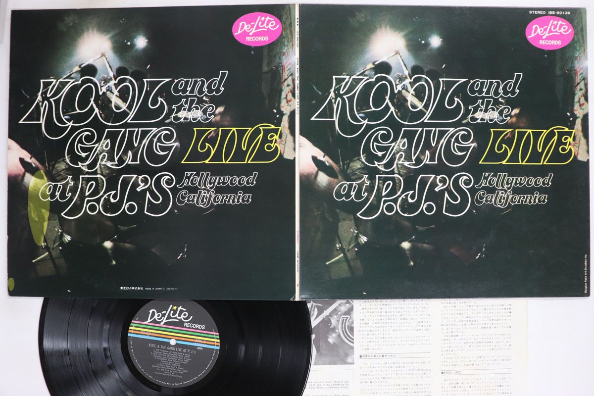 ・アーティスト Kool & The Gang ・タイトル Live At P.j.'s ・レーベル・型番 DE-LITE ISS80139 ・フォーマット LPレコード ・コンディション(盤) 良い (VG+) ・コンディション(ジャケッ...