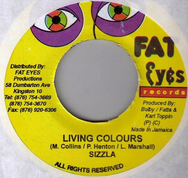 ・アーティスト Sizzla ・タイトル Living Colours ・レーベル・型番 Fat Eyes Records NONE ・フォーマット 7" ・コンディション(盤) 良い (VG+) ・コンディション(ジャケット) ・コンディ...