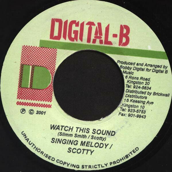・アーティスト Singing Melody / Scotty ・タイトル Watch This Sound ・レーベル・型番 Digital-B NONE ・フォーマット 7" ・コンディション(盤) 良い (VG+) ・コンディション(...