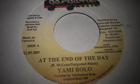 ・アーティスト Yami Bolo ・タイトル At The End Of The Day ・レーベル・型番 Gargamel Music NONE ・フォーマット 7" ・コンディション(盤) 良い (VG+) ・コンディション(ジャケッ...