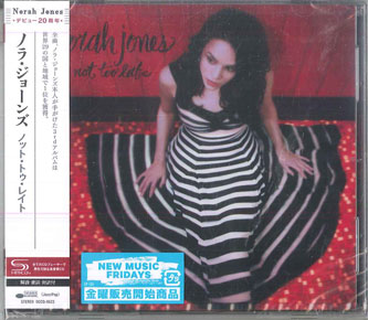 ・アーティスト ノラ・ジョーンズ ・タイトル ノット・トゥ・レイト (限定盤)(SHM-CD) ・レーベル・型番 UNIVERSAL MUSIC UCCQ9623 ・フォーマット CD ・コンディション(盤) 新品 (M) ・コンディション...