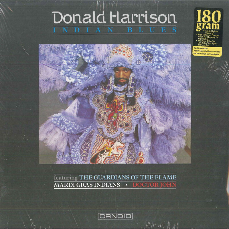 ・アーティスト Donald Harrison, Guardians Of The Flame, The Mardi Gras Indians ? Dr. John ・タイトル Indian Blues (-180g) ・レーベル・型番 C...