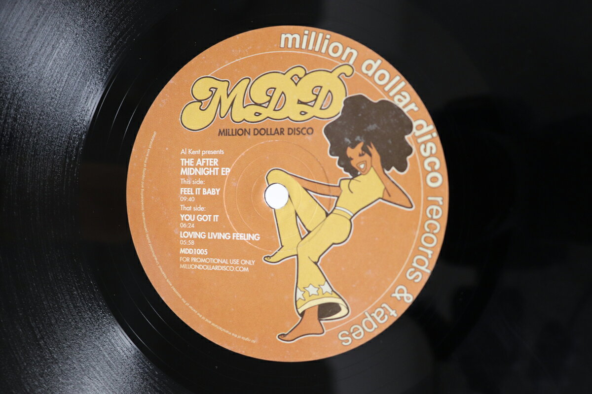 ・アーティスト Al Kent ・タイトル After Midnight EP ・レーベル・型番 MILLION DOLLAR DISCO MDD1005 ・フォーマット 12インチレコード ・コンディション(盤) 良い (VG+) ・コン...