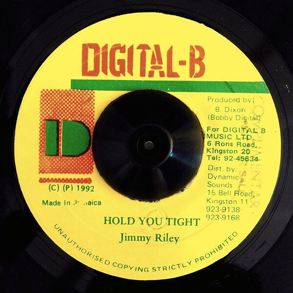 ・アーティスト Jimmy Riley ・タイトル Hold You Tight ・レーベル・型番 DIGITAL-B NONE ・フォーマット 7" ・コンディション(盤) 良い (VG+) ・コンディション(ジャケット) ・コンディショ...