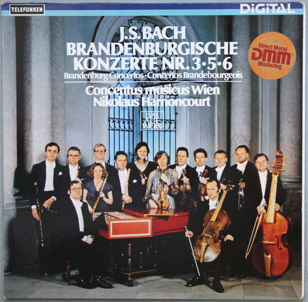 ・アーティスト Concentus Musicus Wien, Nikolaus Harnoncourt ・タイトル J. S. Bach: Brandenburgische Konzerte Nr. 3, Nr. 5, Nr. 6 ・レー...