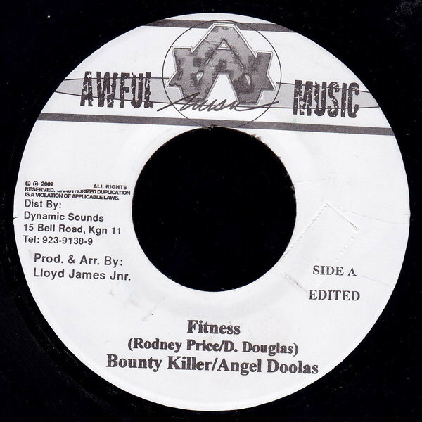 ・アーティスト Bounty Killer / Angel Doolas ・タイトル Fitness ・レーベル・型番 Awful Music NONE ・フォーマット 7インチレコード ・コンディション(盤) 良い (VG+) ・コンディ...