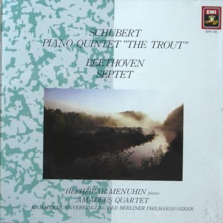 ・アーティスト Beethoven Septet, Menuhin, Amadeus Quartet ・タイトル シューベルト：ピアノ五重奏曲「鱒」 ・レーベル・型番 TOSHIBA EMI SAN48 ・フォーマット CD ・コンディショ...