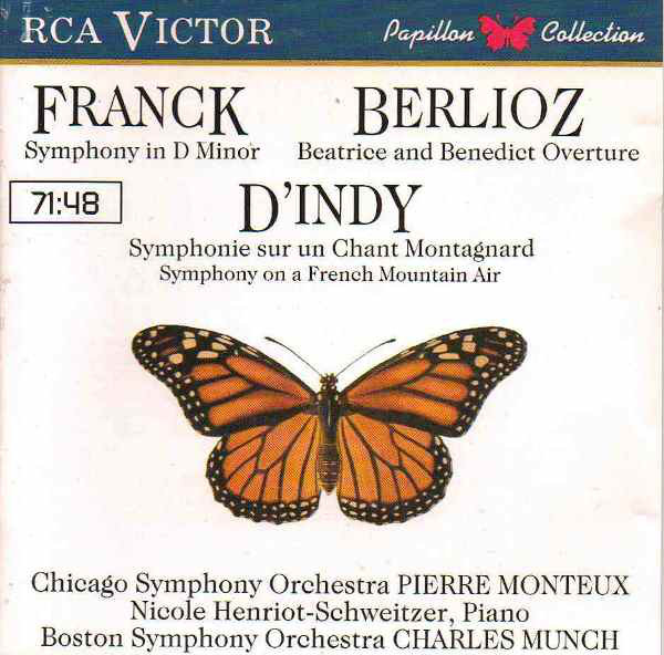 ・アーティスト Chicago Symphony Orchestra, Pierre Monteux, Nicole Henriot-Schweitzer, Boston Symphony Orchestra, Charles Munch ...