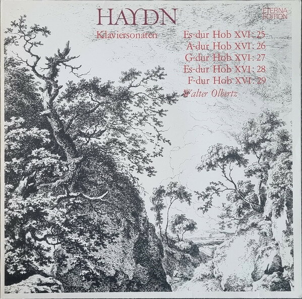 ・アーティスト Walter Olbertz ・タイトル Haydn Klaviersonaten - Es-dur Hob Xvi:25, A-dur Hob Xvi:26, G-dur Hob Xvi:27, Es-dur Hob Xv...