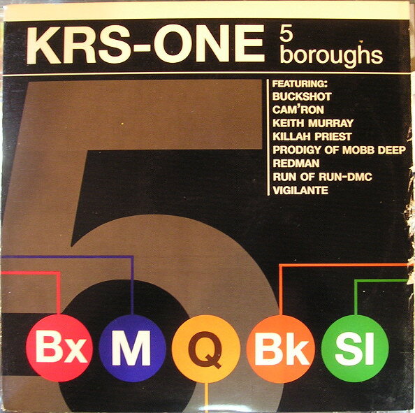 ・アーティスト Krs-one ・タイトル 5 Boroughs ・レーベル・型番 Jive 01241425651 ・フォーマット 12" ・コンディション(盤) 良い (VG+) ・コンディション(ジャケット) 良い (VG+) ・コン...