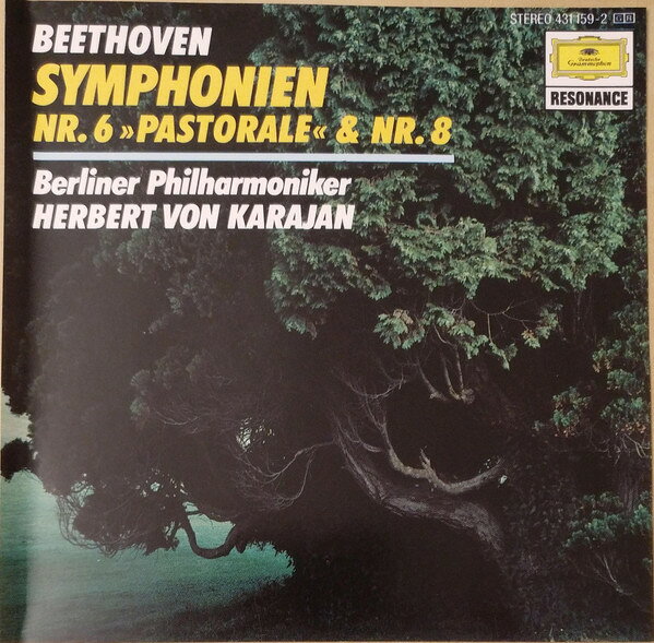 ・アーティスト Ludwig Van Beethoven - Herbert Von Karajan, Berliner Philharmoniker ・タイトル Symphonien Nr.6 "Pastorale" & Nr.8 ・レー...