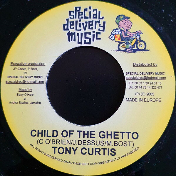 ・アーティスト Tony Curtis ・タイトル Child Of The Ghetto ・レーベル・型番 Special Delivery Music none ・フォーマット 7インチレコード ・コンディション(盤) 非常に良い(EX...
