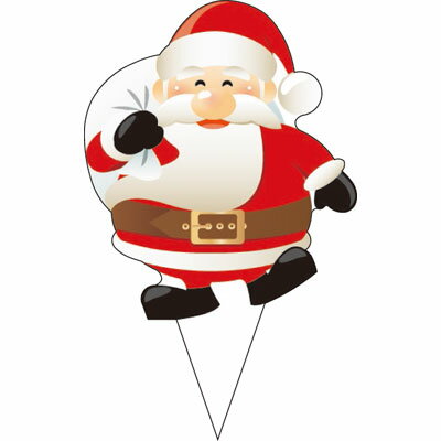 クリスマス 季節やイベントの演出に便利なベーカリー用のピックです。 裏面に「食べられません」の文字が印刷されています。 ●1袋200枚入 ●幅×長さ：26×42(mm) ●材質：ユポ＃250+PP(3層) ※写真はイメージです。