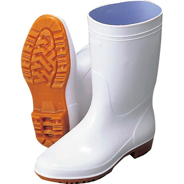 ●片足重量:26cm/685g ●幅:22.5〜24cm/EE　24.5〜29cm/EEE ●高さ(外寸):300(26.0cmの場合) ●滑りにくく、へりにくいソール ●防カビ、抗菌 ●調整可能履口 ●耐油性に優れた特殊配合ビニルを使用。...