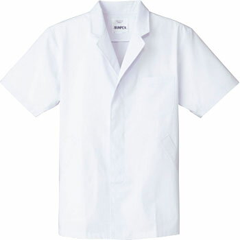 ●サイズ：S ●着丈-肩巾-胸囲-袖丈：72-44-106-24cm ●素材：ポリエステル65％+綿35％、 ポプリン/フレッシュエリア加工 ※前身ヒヨク釦留 ●リサイクル対象品 ●左胸外、両腰箱ポケット ※写真はイメージです。