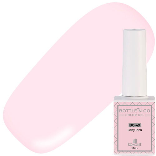 商品名KOKOIST ボトルンゴー10ml BC-49 Baby Pink【お取り寄せ】カテゴリジェルネイル;カラージェル;ボトルタイプ容量/サイズ10ml商品説明Bottlen' Go Color Gelボトルンゴー カラージェルシリーズ...