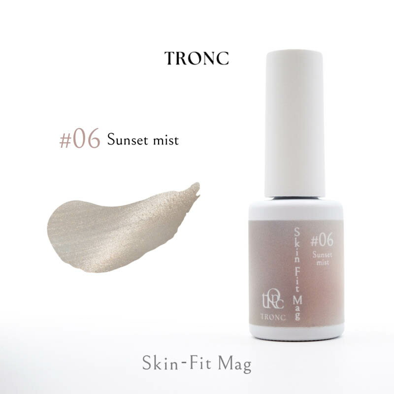 商品名TRONC Skin Fit Mag 8ml SF-06 Sunset mist【お取り寄せ】カテゴリジェルネイル;カラージェル;マグネット;ボトルタイプ;【ポリッシュタイプ】マグネット;マグネットジェル容量/サイズ8ml商品説明少し...