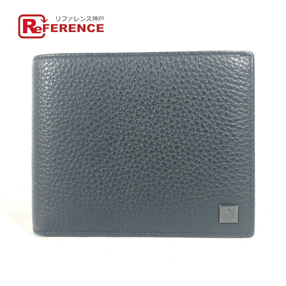 【商品情報】 【商品番号】MO-241124-21 ブランドダンヒル モデルロゴ タイプコンパクトウォレット 形状2つ折り財布 対象ユニセックス カラーブラック 素材レザー サイズ W12cm×H9.5cm実寸サイズには多少の誤差がある場合...