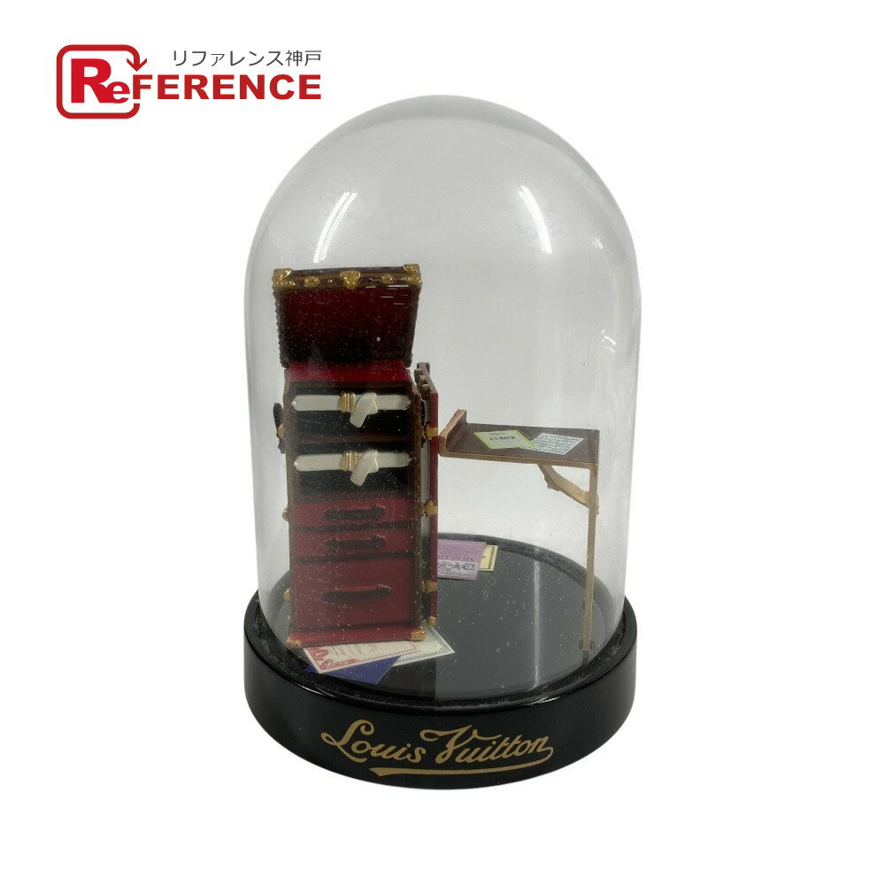 【商品情報】 【商品番号】D-260326-34 ブランドルイヴィトン ラインモノグラム モデルトランク ボックス スノードーム タイプインテリア 形状オブジェ 対象ユニセックス カラーブラック 素材ガラス サイズ W8cm×H12cm実寸...