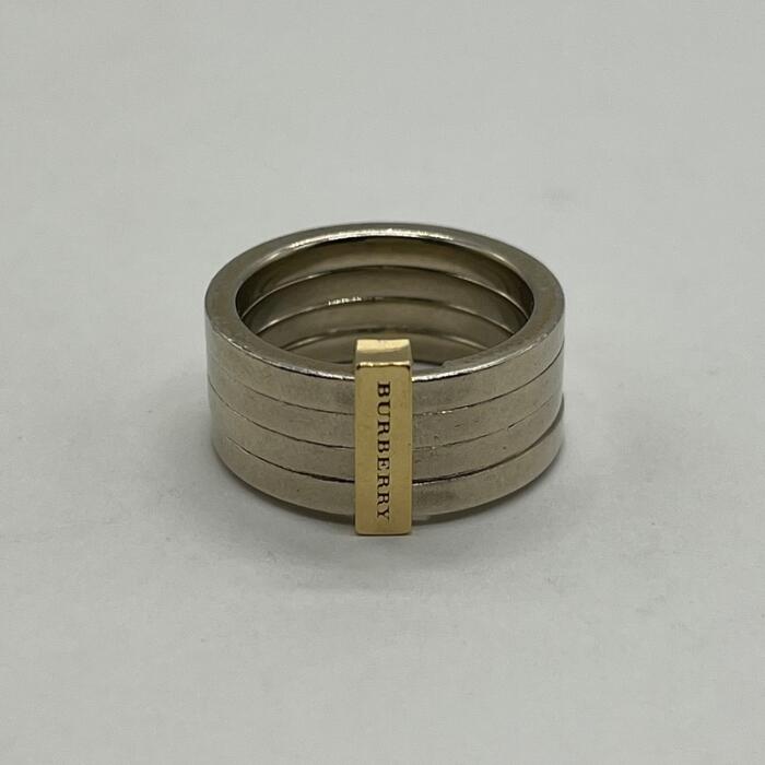 商品詳細 ブランド名 バーバリー BURBERRY モデル名 4連リング 素材 SV シルバー YG イエローゴールド サイズ 19号 付属品 無し 総重量 16.47g 状態ランク B ランクについて N:新品未使用 S:使用頻度の少ない...