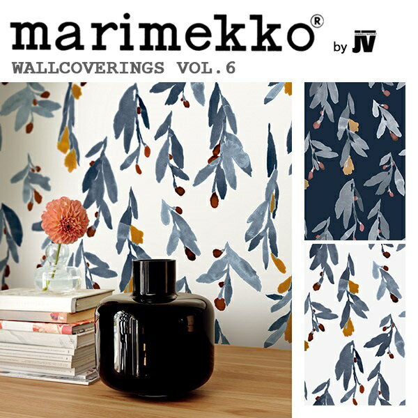 ブランドmarimekko（マリメッコ）国名フィンランド（生産はイタリア）規格巾70cmx10.05mリピート縦48cmステップ柄合せ材料（表）不織布材料（裏）不織布ホルムアルデヒド対策F☆☆☆☆防火認定不燃認定取得注意輸入壁紙は、ロット(...
