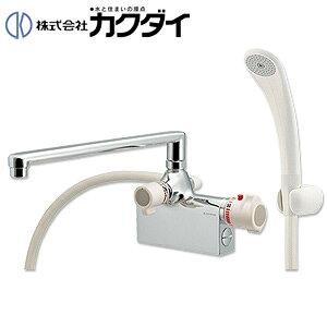 【規格・特徴】 ・サーモスタット混合水栓 ・取付芯々:100mm ・取付穴径:23〜25mm ・ストレーナー:本体内蔵 ・逆流防止機能付 ・パイプ取付ネジ:W26山20 ・シャワーホース接続部ネジ:G1/2 ・シャワーエルボは樹脂製 ・シャ...