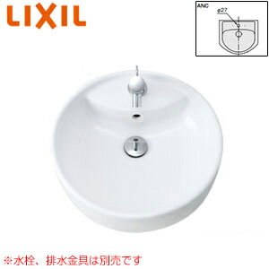 ※洗面器単品販売となりますので排水金具等は含まれておりません。 【規格・特徴】 ・サイズ:幅450×奥行450 ・容量:3.5L ・オーバーフロー穴:形状-丸 ・ベッセル、壁付兼用式 ・ハイパーキラミック ・水栓取付穴径:φ27　1ヶ所 　...