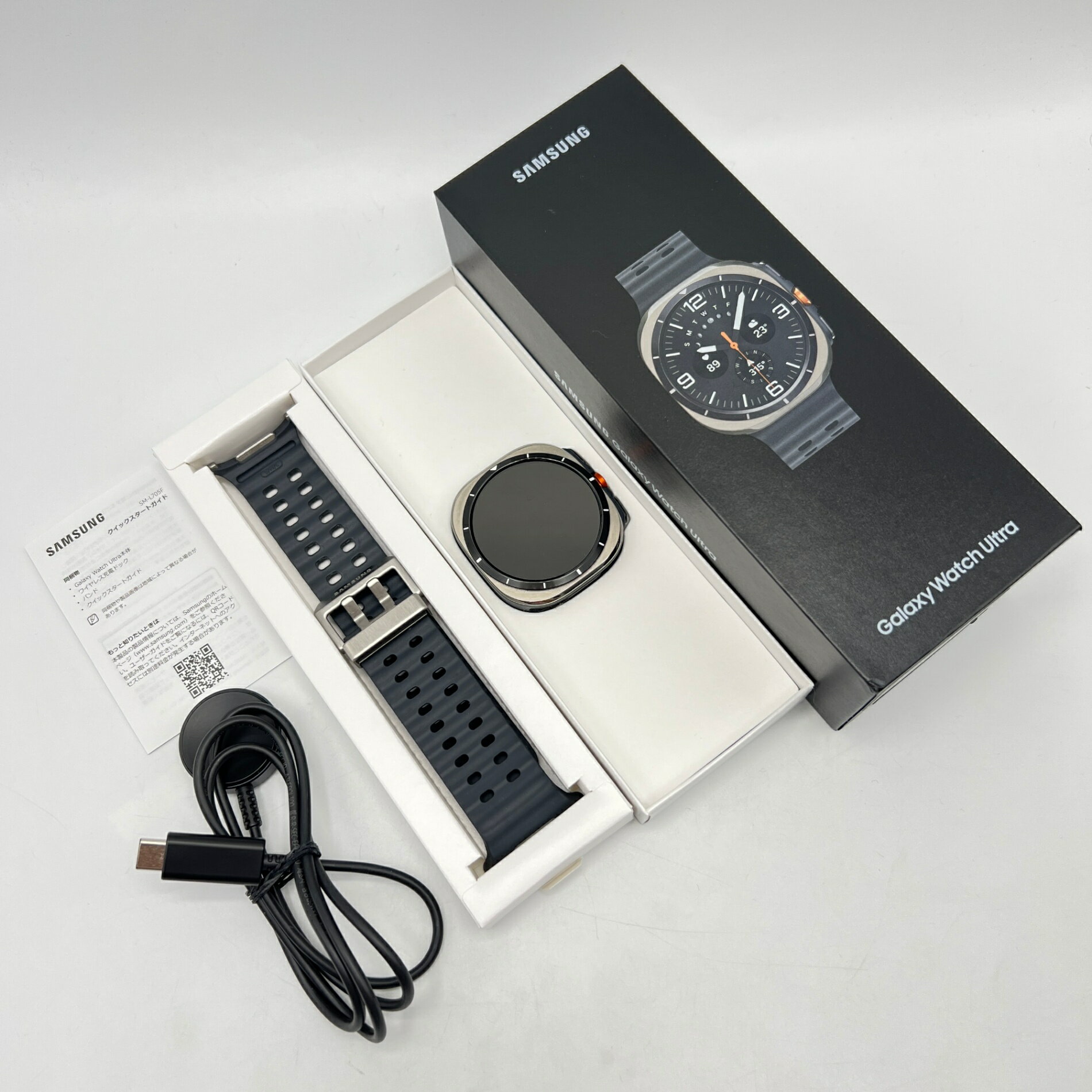 ■商品名 【美品】SAMSUNG Galaxy Watch Ultra 47mm SM-L705FZS5KDI チタニウムシルバー スマートウォッチ ギャラクシーウォッチ 本体 ■商品状態 【A】大きなダメージもなく程度良好の美品 ・USE...