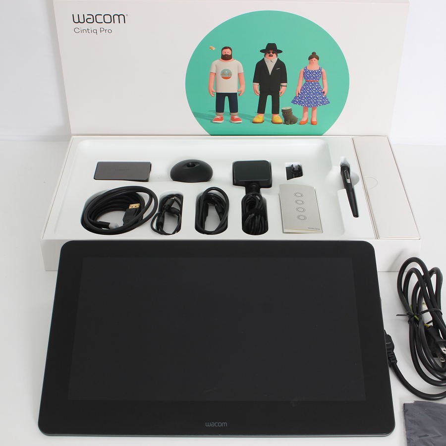 ■商品名 【美品】WACOM Cintiq Pro 16 DTH-1620/AK0 液晶ペンタブレット 15.6型 シンティック プロ 液タブ ペンタブ ワコム 本体 ■商品状態 【A】大きなダメージもなく程度良好の美品 ・本体背面に若干の...