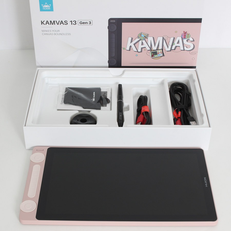 ■商品名 【美品】HUION KAMVAS 13 Gen3 GS1333 ピンク 液晶ペンタブレット フイオン 本体 ■商品状態 【A】大きなダメージもなく程度良好の美品 ・USED品ではございますが大きなダメージや汚れなどもなく状態の良い...