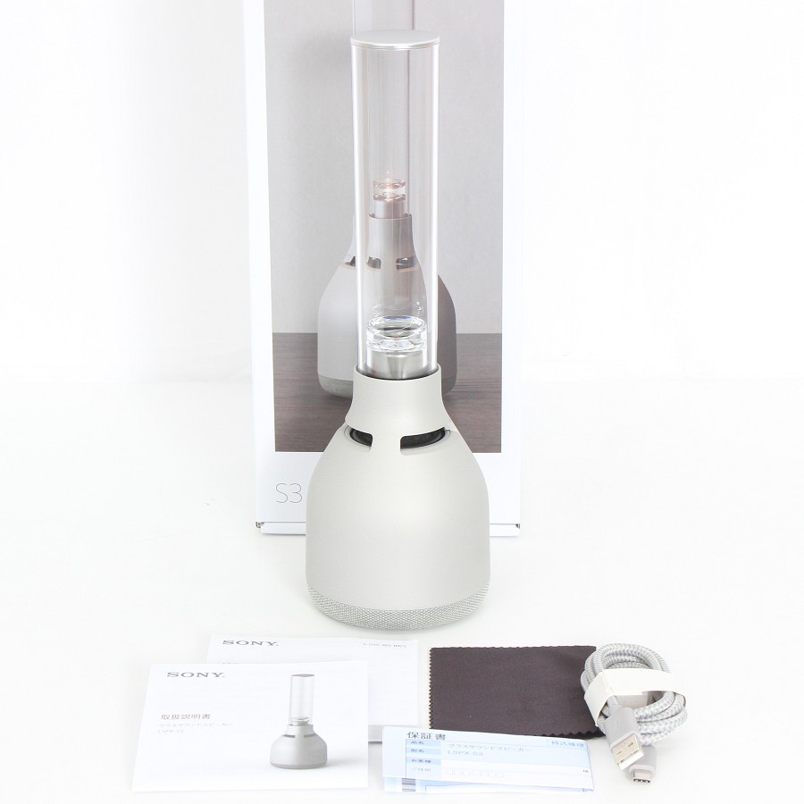 ■商品名 【美品】SONY LSPX-S3 グラスサウンドスピーカー Bluetooth LED ハンズフリー通話機能 ソニー 本体 ■商品状態 【A】大きなダメージもなく程度良好の美品 ・USED品ではございますが大きなダメージや汚れなど...