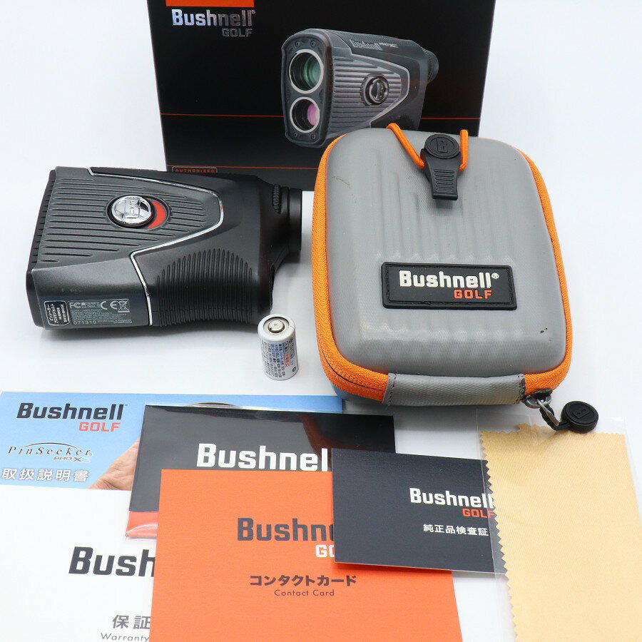 ■商品名 Bushnell PINSEEKER PRO XE JOLT ゴルフ用レーザー距離計 ブッシュネル ピンシーカープロ ジョルト 本体 ■商品状態 【B】一般的な使用感のある商品 ・本体の所々に細かな擦れキズがみられます。 ・商品の...