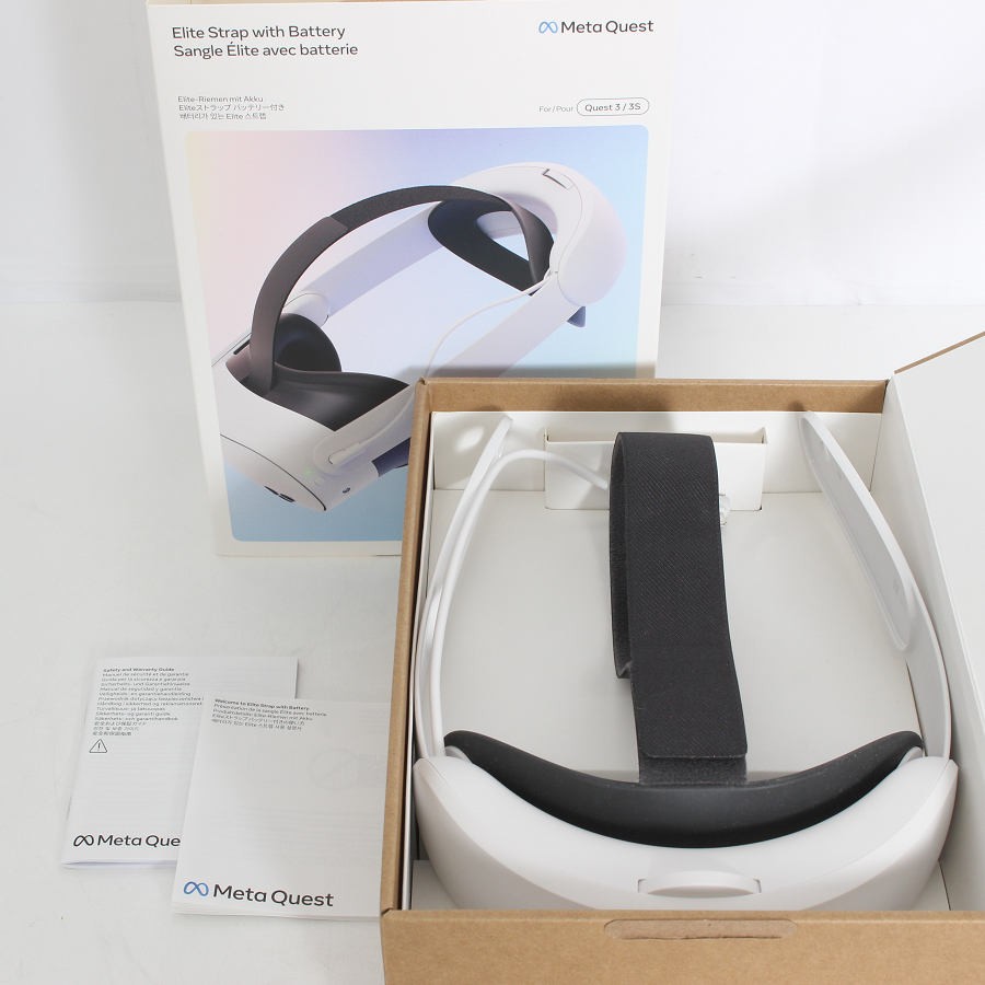 ■商品名 【美品】Meta Quest 3 Eliteストラップ バッテリー付き 899-00560-02 VR メタ エリート ■商品状態 【A】大きなダメージもなく程度良好の美品 ・USED品ではございますが大きなダメージや汚れなどもな...