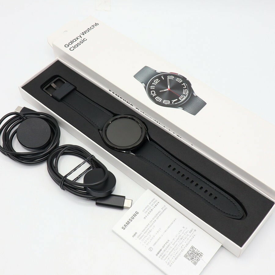 ■商品名 【美品】SAMSUNG Galaxy Watch6 Classic 43mm SM-R950NZKAXJP ブラック スマートウォッチ サムスン ギャラクシーウォッチ 本体 ■商品状態 【A】大きなダメージもなく程度良好の美品 ・...