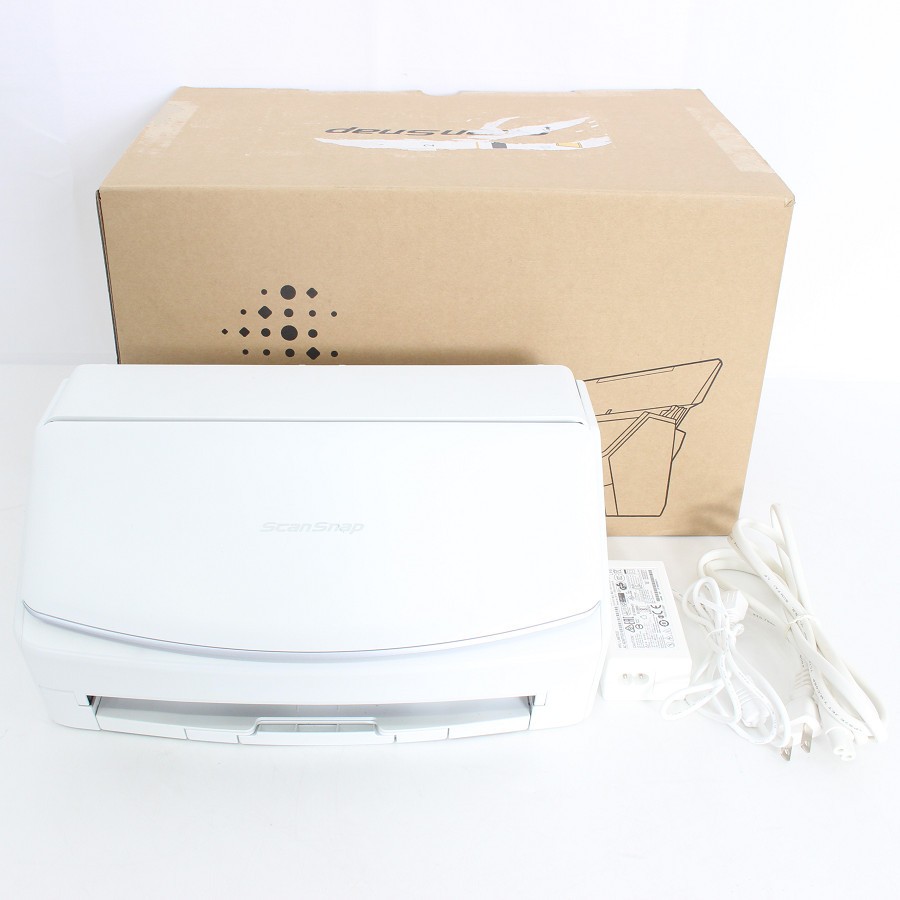 ■商品名 富士通 PFU ScanSnap iX1500 FI-IX1500 ホワイト ドキュメントスキャナー スキャンスナップ 本体 ■商品状態 【B】一般的な使用感のある商品 ・本体上面に細かな擦れや本体の所々に黒い汚れがございます。 ...