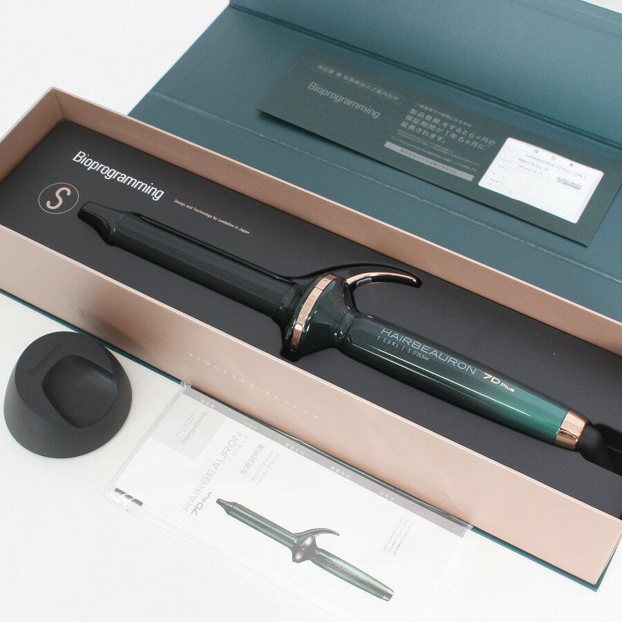 ■商品名 【美品】ヘアビューロン 7D Plus カール S-type 26.5mm HBRCL7D-S-JP バイオプログラミング ヘアアイロン リュミエリーナ 本体 ■商品状態 【A】大きなダメージもなく程度良好の美品 ・USED品では...