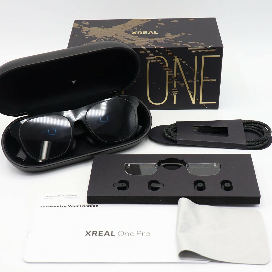 ■商品名 【美品】XREAL One Pro X1112-M ARグラス IPD 57-66mm Mサイズ スマートグラス エックスリアル ワン プロ 本体 ■商品状態 【A】大きなダメージもなく程度良好の美品 ・USED品ではございますが...