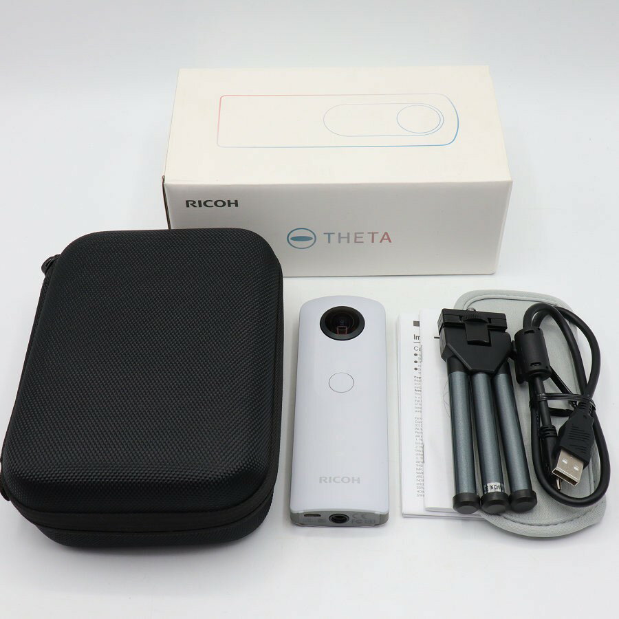 ■商品名 【美品】RICOH THETA SC ホワイト 910740 全天球カメラ 360度カメラ リコー シータ 本体 ■商品状態 【A】大きなダメージもなく程度良好の美品 ・USED品ではございますが大きなダメージや汚れなどもなく状態...