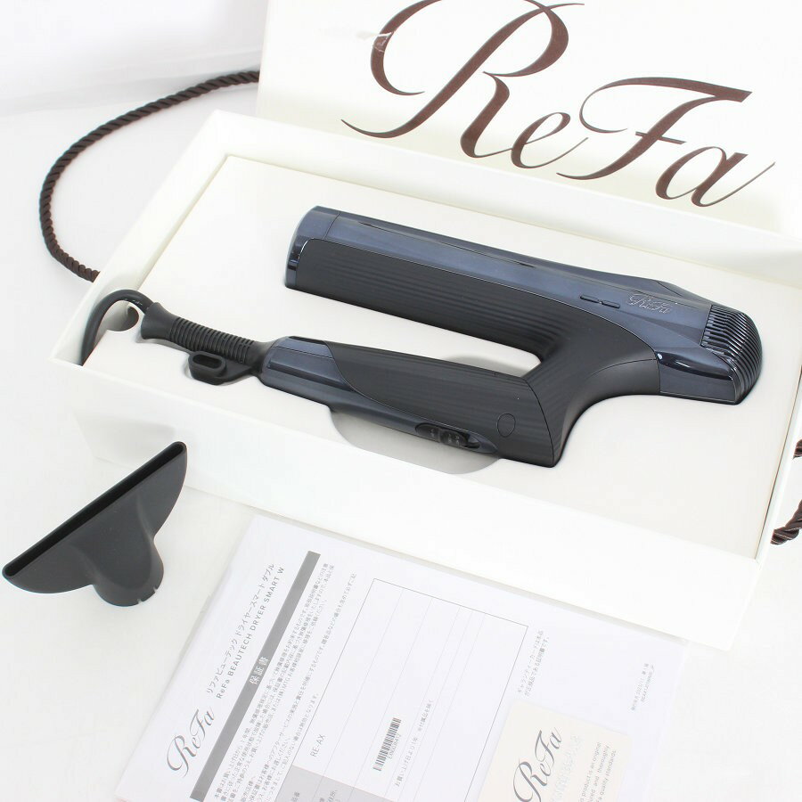 ■商品名 MTG ReFa BEAUTECH DRYER SMART W RE-AX-03A ブラック ヘアドライヤー ビューテック スマート ダブル リファ 本体 ■商品状態 【B】一般的な使用感のある商品 ・本体の所々に使用に伴う細かな...