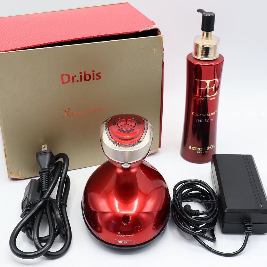 ■商品名 ドクターイビス ルージュセカンド RF EMS MFIP ボディケア Dr.ibis Rouge second リュクスジャパン 本体 ■商品状態 【B】一般的な使用感のある商品 ・本体底面とプローブには使用に伴う擦れキズがござい...