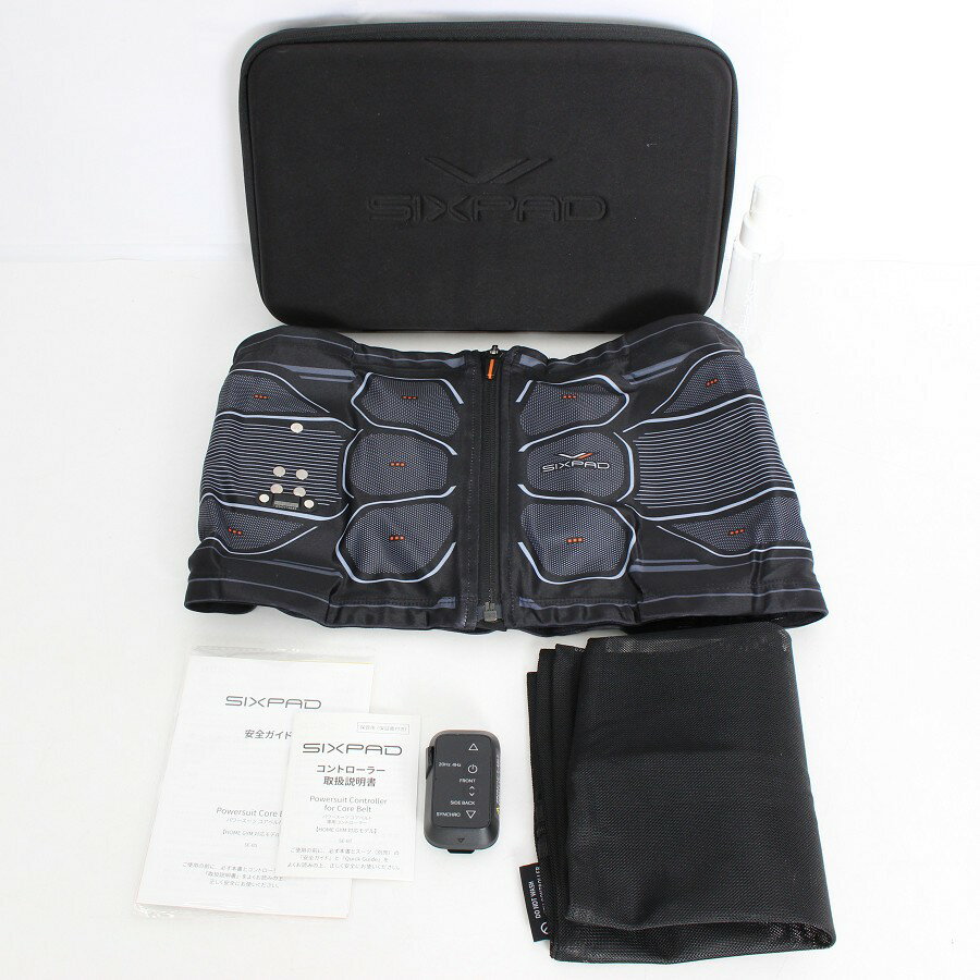 ■商品名 【美品】MTG SIXPAD Powersuit Core Belt SE-BS-00C-L ホームジム対応モデル Lサイズ シックスパッド パワースーツ コアベルト 本体 ■商品状態 【A】大きなダメージもなく程度良好の美品 ・...