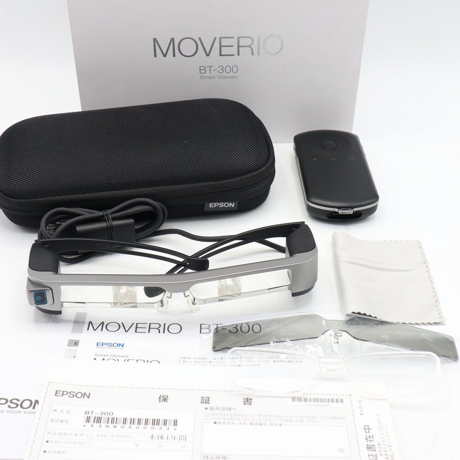 ■商品名 【美品】EPSON MOVERIO BT-300 スマートグラス 有機ELパネル ハイビジョン対応 エプソン モベリオ 本体 ■商品状態 【A】大きなダメージもなく程度良好の美品 ・本体側面に擦れ感がございますが、全体的に状態の良...