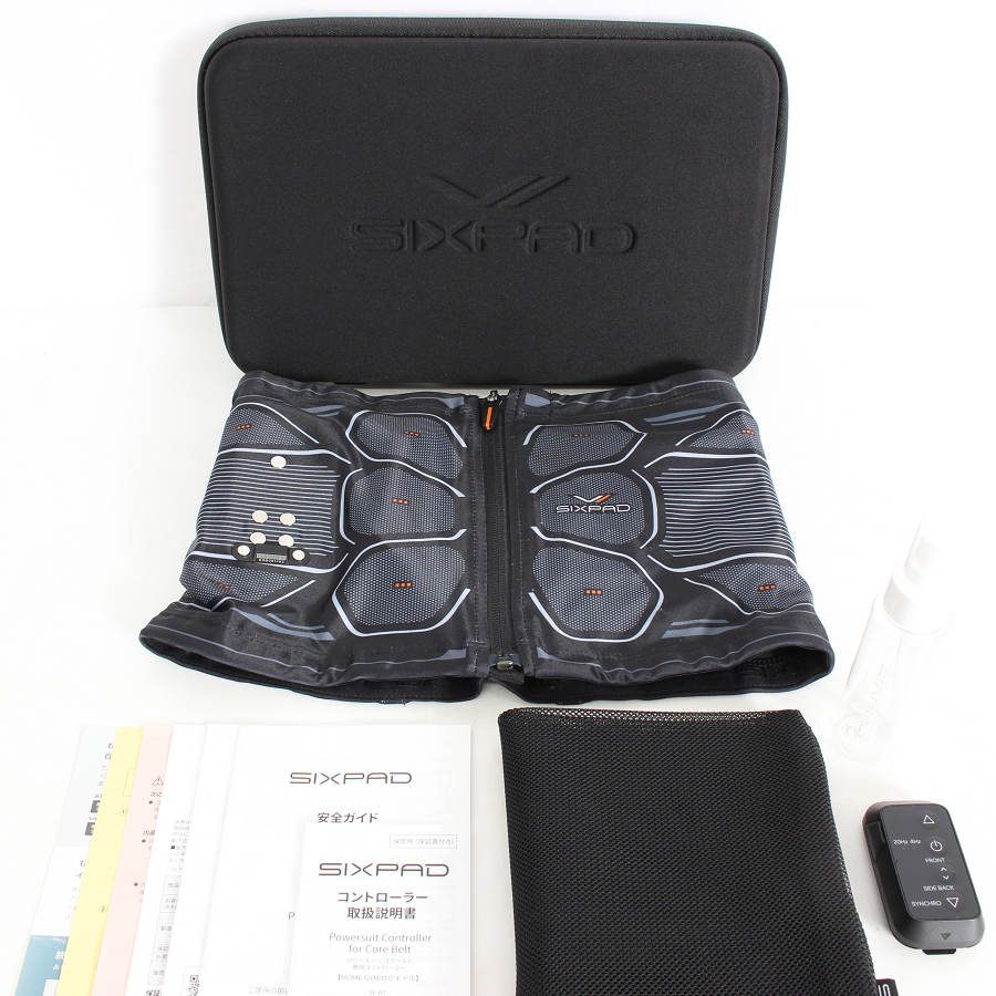 ■商品名 【美品】MTG SIXPAD Powersuit Core Belt SE-BS-00B-M ホームジム対応モデル Mサイズ シックスパッド パワースーツ コアベルト 本体 ■商品状態 【A】大きなダメージもなく程度良好の美品 ・...