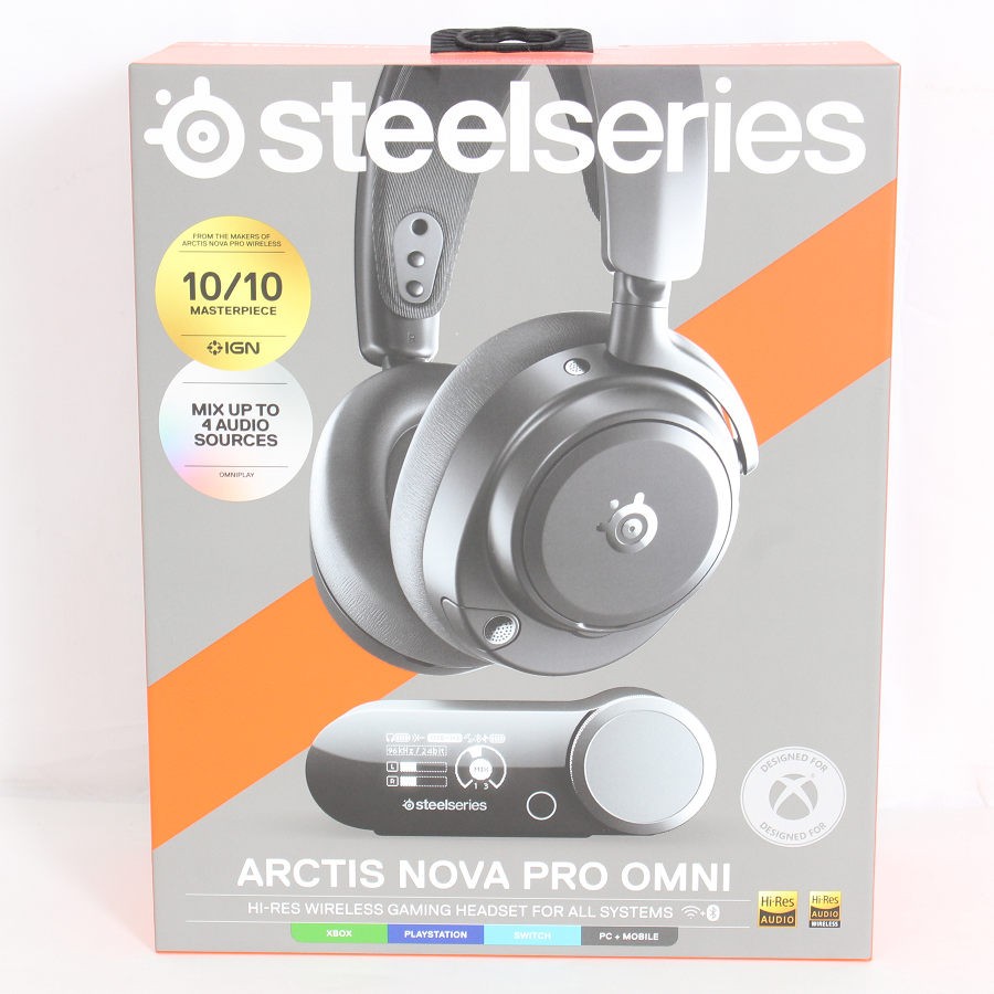 ■商品名 【新品未開封】SteelSeries Arctis Nova Pro Omni Black 61721 ハイエンドゲーミングヘッドセット ハイレゾ オムニプレイ対応 スティールシリーズ 本体 ■商品状態 【N】未使用品 ・新品未開...