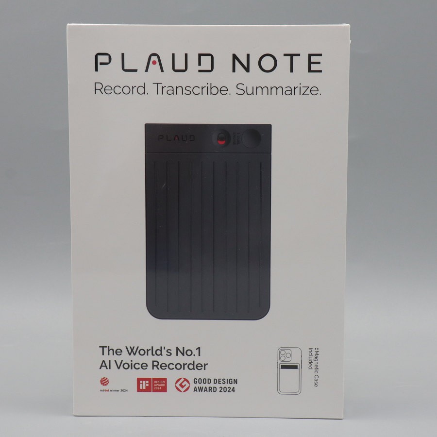 ■商品名 【新品未開封】PLAUD NOTE PLD-64G-BL-JP ブラック 64GB AIボイスレコーダー プラウド ノート 本体 ■商品状態 【N】未使用品 ・新品未開封の商品です。 ・商品自体は新品未使用ですが、買取品のため中古...